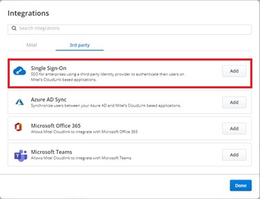 Configuring SAML Single Sign-On Integration for CloudLink with Identity Providers (generic ...